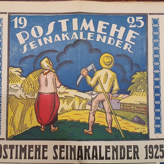 Postimehe seinakalender 1925 - Kivit (208165844) - Osta.ee