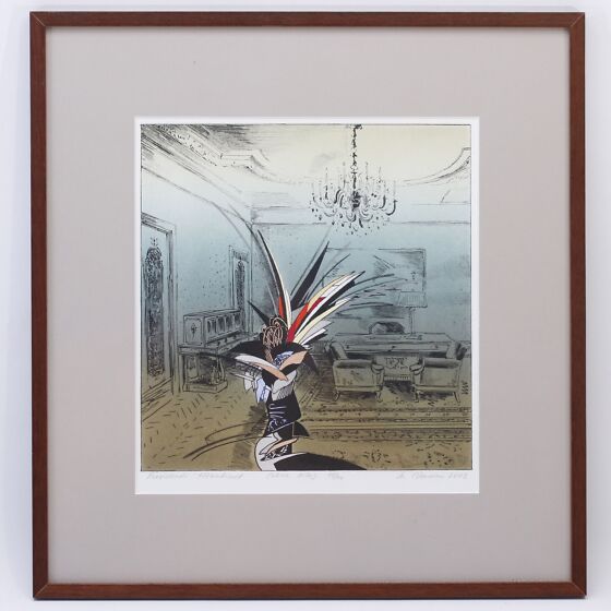 marje üksine, värviline lito "presidendi töökabinet" 2003 (193962230 ...