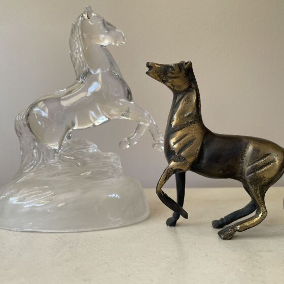 Hobuse kujud 2tk ja seinataldrik hobusega (201021462) - Osta.ee