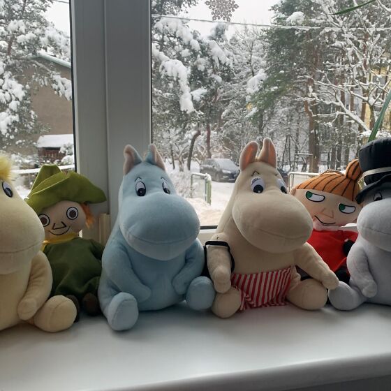 Pehmed muumid moomin muumitroll 6tk (206321531) - Osta.ee