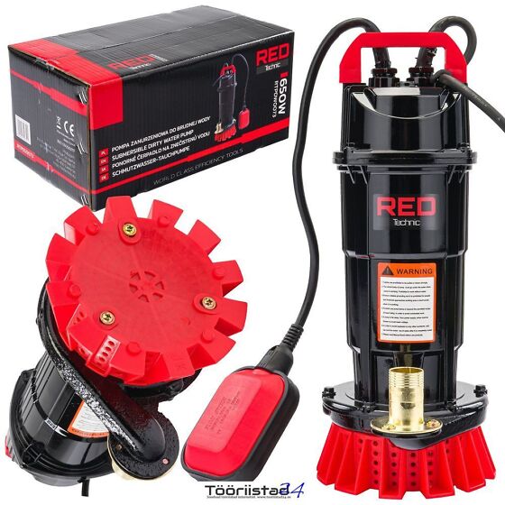 Veepump musta/puhta vee pumpamiseks 8000 l/h, 1" ujukiga (215735765 ...