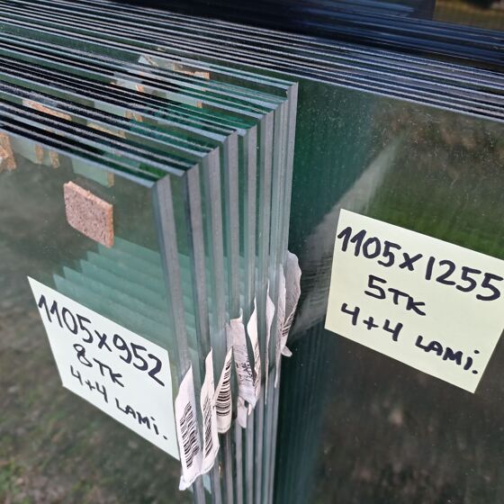 karastatud +lamineeritud terrassi klaas 8 mm h 1105 mm (204350732 ...