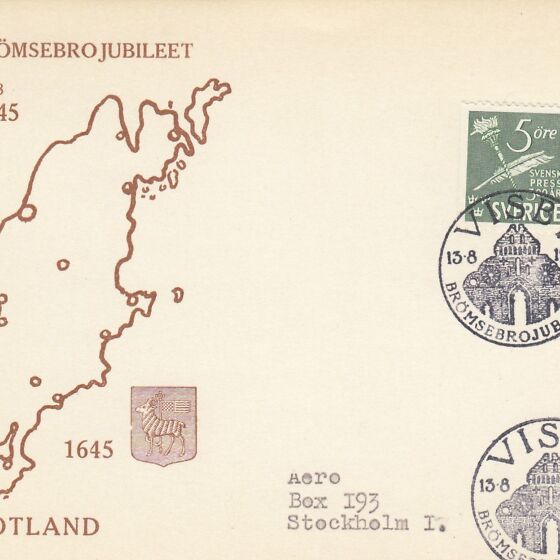 Rootsi 1945 - Visby Ahvenamaa kaart (195098654) - Osta.ee