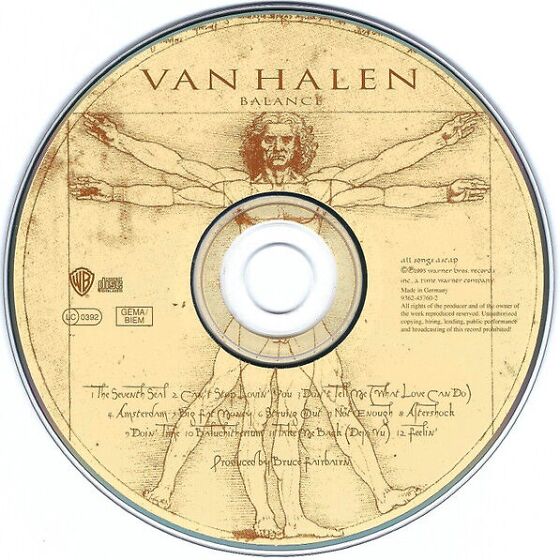 Van Halen - Balance 1995 CD (Hard Rock) (200575726) - Osta.ee