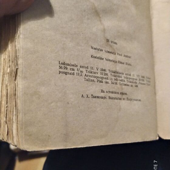 Põrgupõhja uus vanapagan 1946 (187758376) - Osta.ee