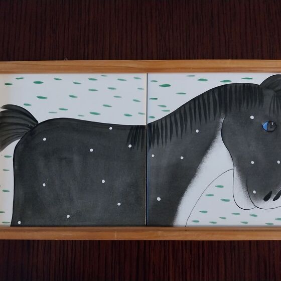 Keraamiline seinaplaat. Helina Tilk. Hobune. (201344914) - Osta.ee