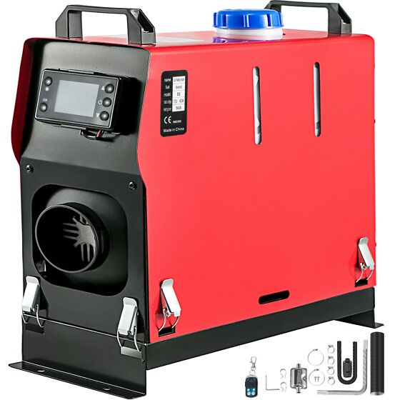 SUPER! 5KW 12V lõhnavaba DIISELPUHUR/-SOOJENDI 5L paak UUS! (136302182 ...