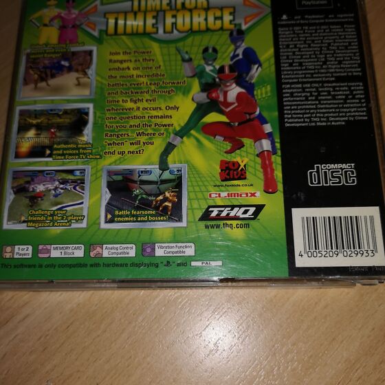 Power Rangers: Time Force PlayStation 1 mäng (212876363) - Osta.ee