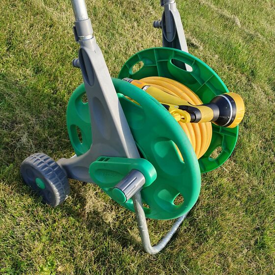 Voolikukäru vooliku 19m / 1,5cm ja otsikuga (220037094) - Osta.ee