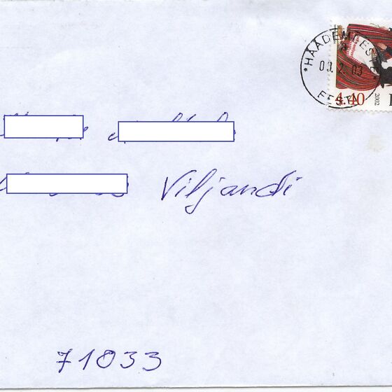 Eesti margid C6 ümbrikutel ( 0102 ). (206724168) - Osta.ee