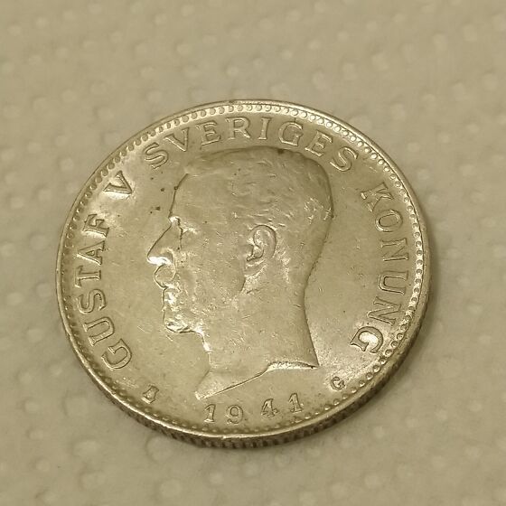 Rootsi 1 Kroon 1941.Hõbe. (207982831) - Osta.ee