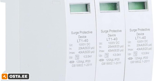 Kaitseseade 3P, toiteribad ja kaitsme Kaitsmed 20/40KA toit (210279629 ...