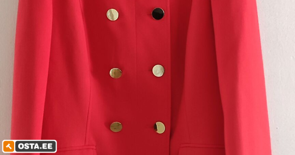 F&F uuväärne esinduslik britilik punane jakk 42/44 (208476147) - Osta.ee