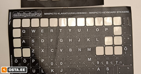 Klaviatuuri nupude kleebised (192343654) - Osta.ee