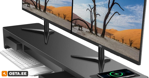 MEGA! Lihakas 3-ühes kahe monitori alus! UUS (213137449) - Osta.ee