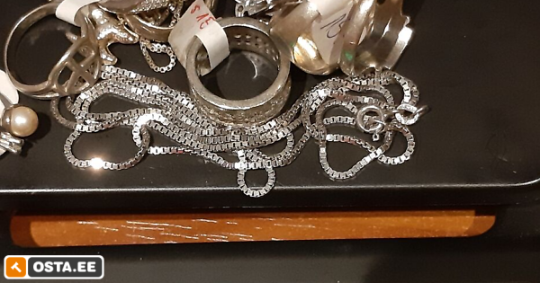 SUPER 173.5 GRAMMI Hulgi hõbe ehteid (208501653) - Osta.ee