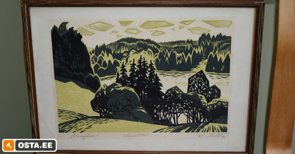 ! EESTI GRAAFIKA - VAIKJÄRV 6/100 - HUGO MITT, 1973 ! (203759310) - Osta.ee