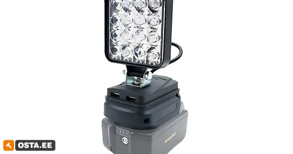 LED töötuli-valgusti Makita 18V akudele + 2 x USB pesa (223551957 ...