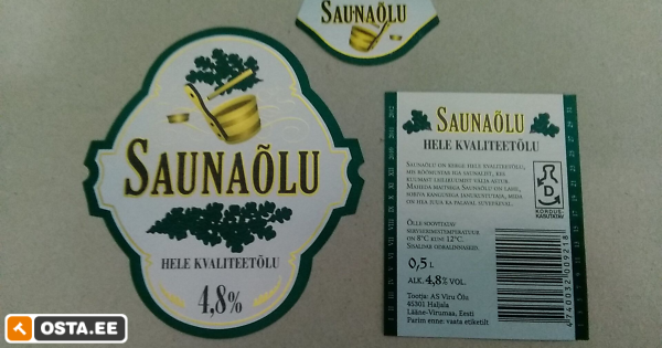 Viru Õlu õllesilt "Saunaõlu" (200066947) - Osta.ee