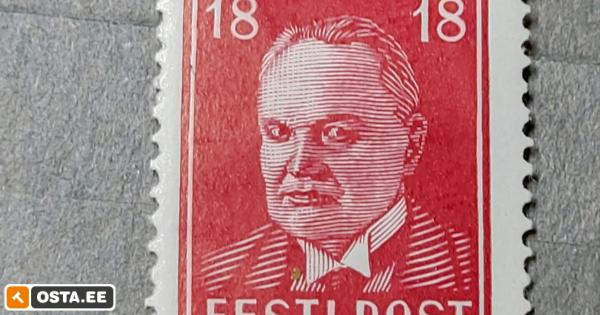 Haruldasem mark , Eesti K. Päts 18 senti (195428530) - Osta.ee