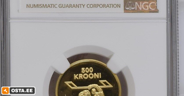Eesti kuld 500 KROONI 1998 NGC PF 63 ULTRA CAMEO (217651474) - Osta.ee