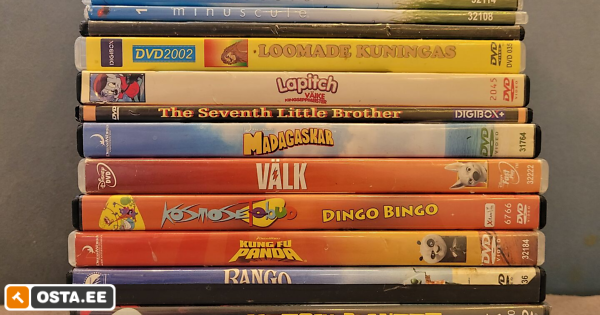 19 laste dvd multikad (213196877) - Osta.ee