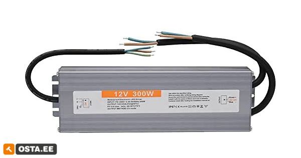 MEGA! LED-trafo 12 V 300 W! UUEVÄÄRNE! (191618603) - Osta.ee