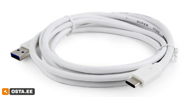 KAABEL USB 3.0 AM - USB C Cablexpert 3m (163980901) - Osta.ee