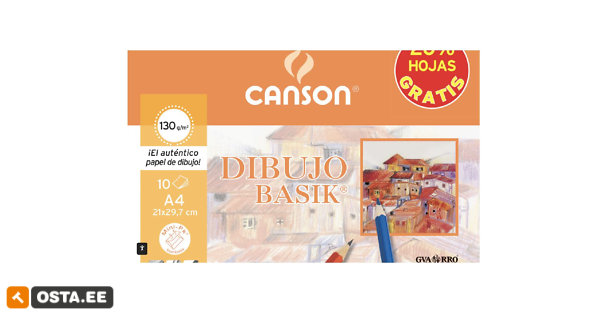 Good4U! Canson Basik Drawing Minipakk A4 10 lehte, 130g (225805034 ...