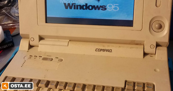 Compaq 486Dx laptop 80486! Töökorras! (206478822) - Osta.ee