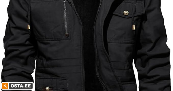 MEGA! KEFITEVD meeste must talvejope! L! Uueväärne! (223158370) - Osta.ee