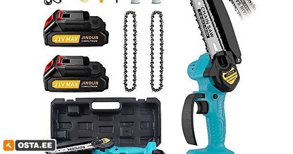 MEGA! JINDUN Mini kettsaag akuga, 21V 6-tolline! (202400144) - Osta.ee