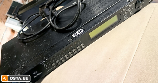 RCF DX 4008 4 INPUTS, 8 OUTPUT DIGITAL PROCESSOR (204813485) - Osta.ee