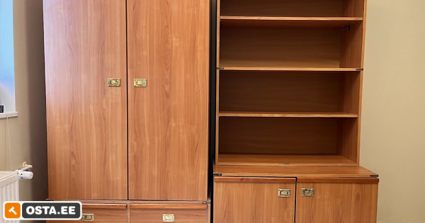 Kapp ja riiul laste / noorte. Riidekapp, raamaturiiul (221501484) - Osta.ee