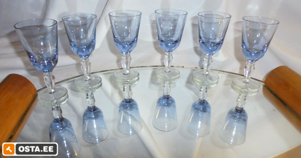 6 pitsi, klaasi h 9,5 cm. Terved (152435388) - Osta.ee