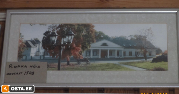 ROPKA mõis- ilus pilt raamis, klaasiga. (207824803) - Osta.ee