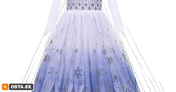 MEGA! KANDEMY printsessikleit Elsa kostüüm UUEVÄÄRNE! (196025302) - Osta.ee