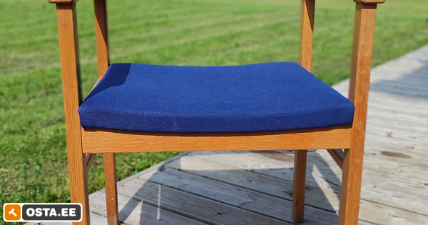 ERIHIND! Puidust sinise kangaga vintage Asko tool/toolid (221979551 ...