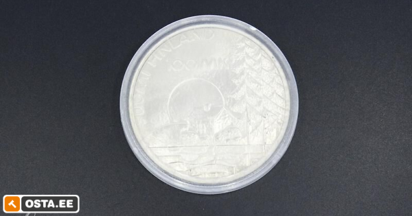 Hõbemünt 830* Suomi Finland 100 Mk 1990 (193323550) - Osta.ee