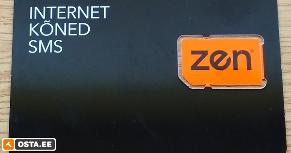 Eesti telefonikaart ZEN kõnekaart 2013 (ilma nr-ta) (197216337) - Osta.ee