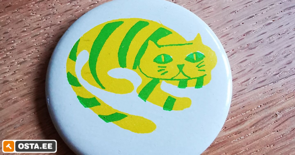 RETRO! Norma rinnamärk, kass, loom. (208045939) - Osta.ee