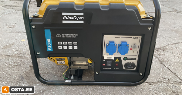GENERAATOR ATLAS COPCO (ELVERK ) 2,3 KW (193518878) - Osta.ee