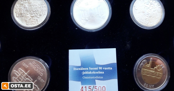 Hõbe 10,100 markkaa Suomi ja 25 markkaa (193180911) - Osta.ee