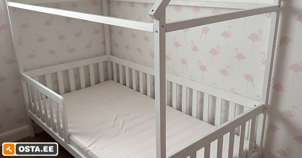 Puidust Laste voodid (2tk) "Maja" koos madratsiga (226865522) - Osta.ee