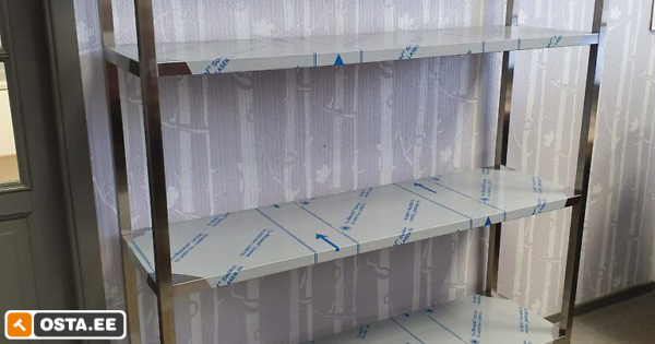 Roostevaba riiul 4-ne NR72/ 140x40x180cm (196516450) - Osta.ee