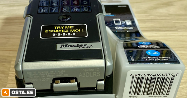 Master Lock Bluetooth seif-lukk (mudel 5441) (225368225) - Osta.ee