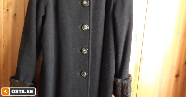 PTA villane mantel 46, virgin wool 80% (202265141) - Osta.ee