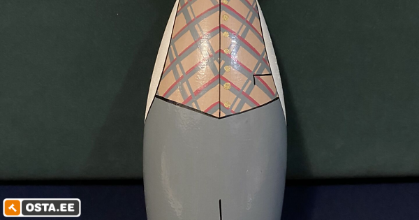 Vana ilus suur puidust kuju"Mees rahvariietes" Salvo või muu (200433795 ...