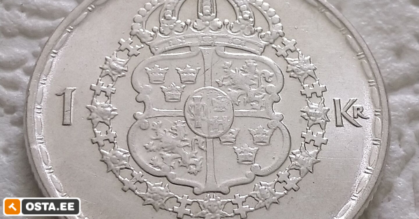 Rootsi 1 Kroon 1945.Hõbe. (199946765) - Osta.ee