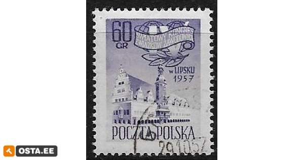 Poola 1957 (Mi-1028) O (206535511) - Osta.ee